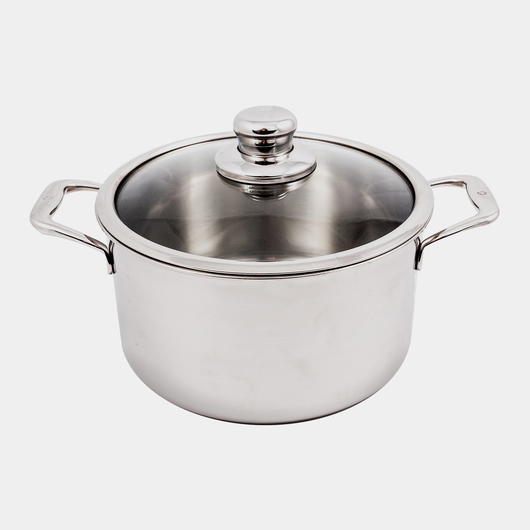 Premium Clad 6.7 qt Dutch Oven with Glass Lid - Induction | Swiss Diamond