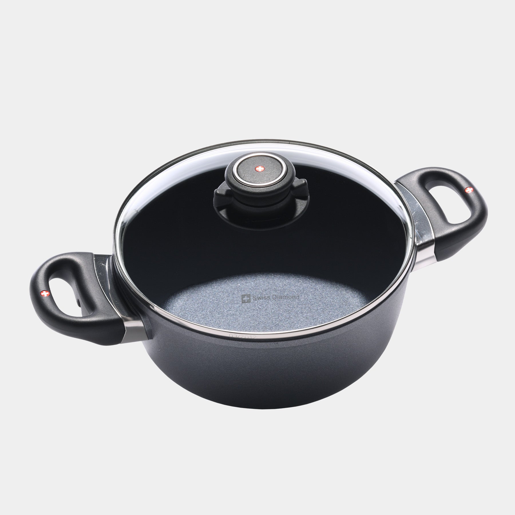 HD Nonstick Casserole with Glass Lid - Induction | Swiss Diamond